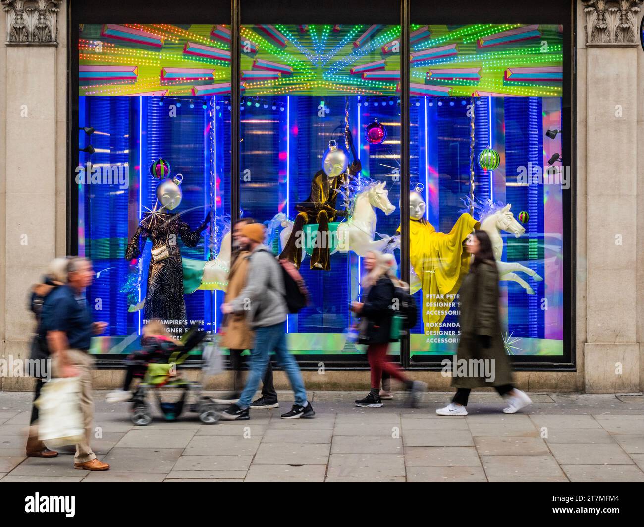 London, UK. 16th Nov, 2023. Harvey Nichols has unveiled a festive ...