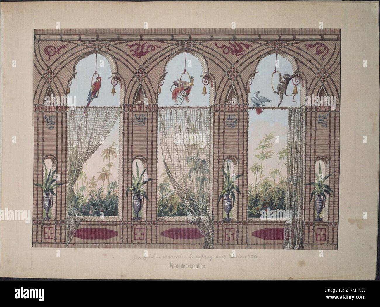 Johann Julius Romano von Ringe Design for verandade for Landschütz ...