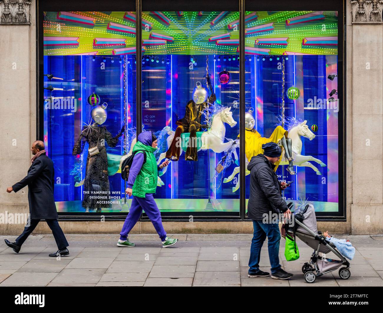 London, UK. 16th Nov, 2023. Harvey Nichols has unveiled a festive ...