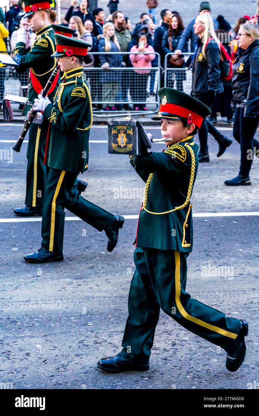 Romford Drum and Trumpet Corps Marching At The Lord Mayor's Show ...