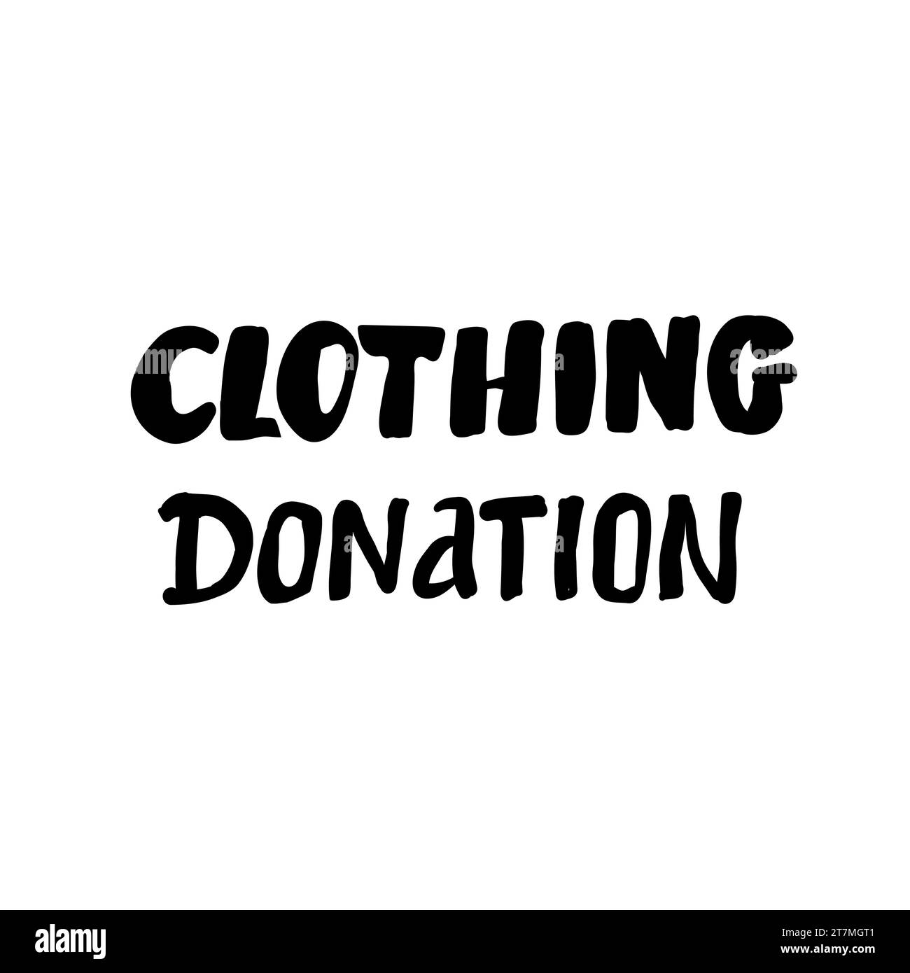 Clothing donation flat vector poster template. Thrift shop, second hand ...