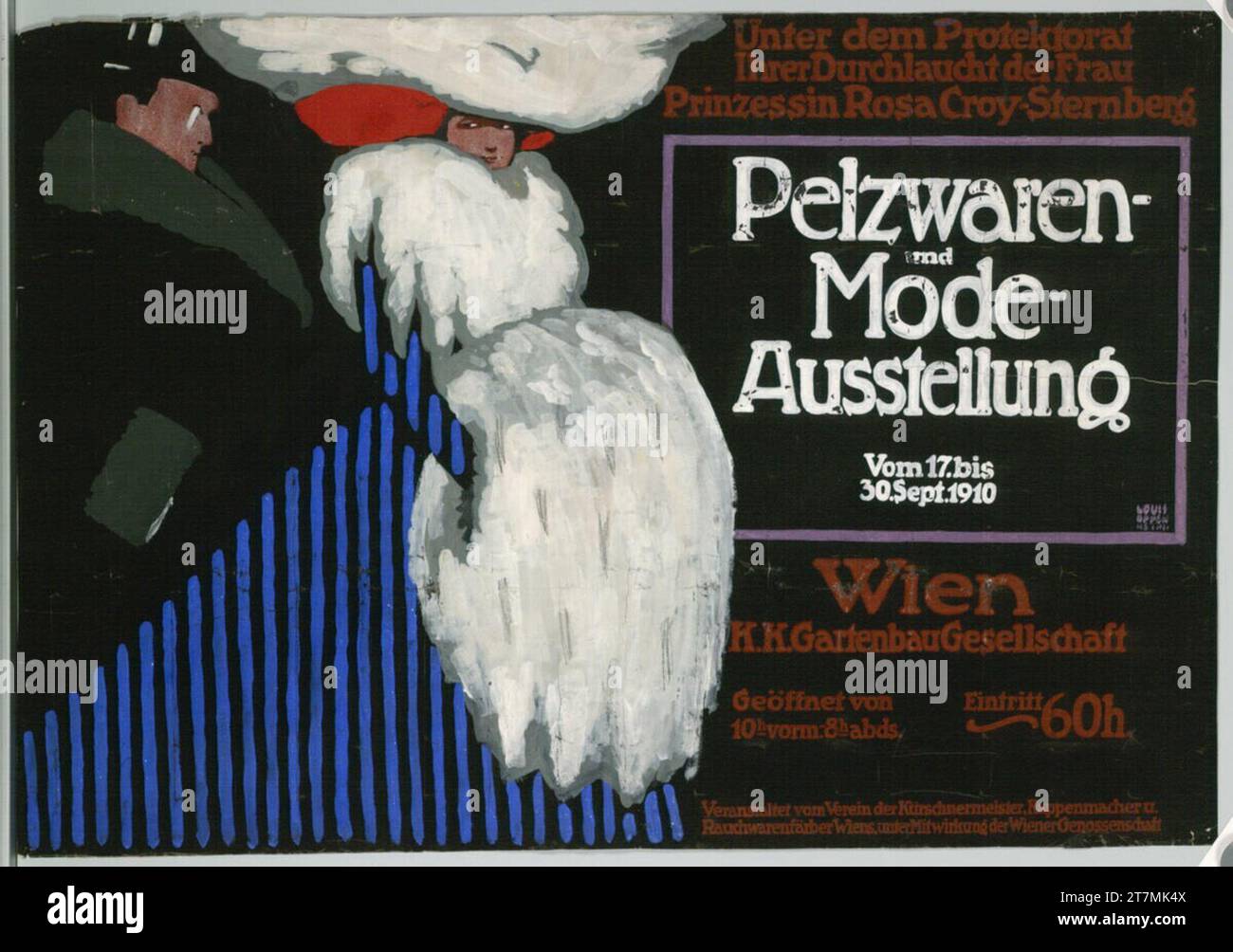 Louis Oppenheim Peldar and fashion exhibition; 1910; Vienna, K.K ...