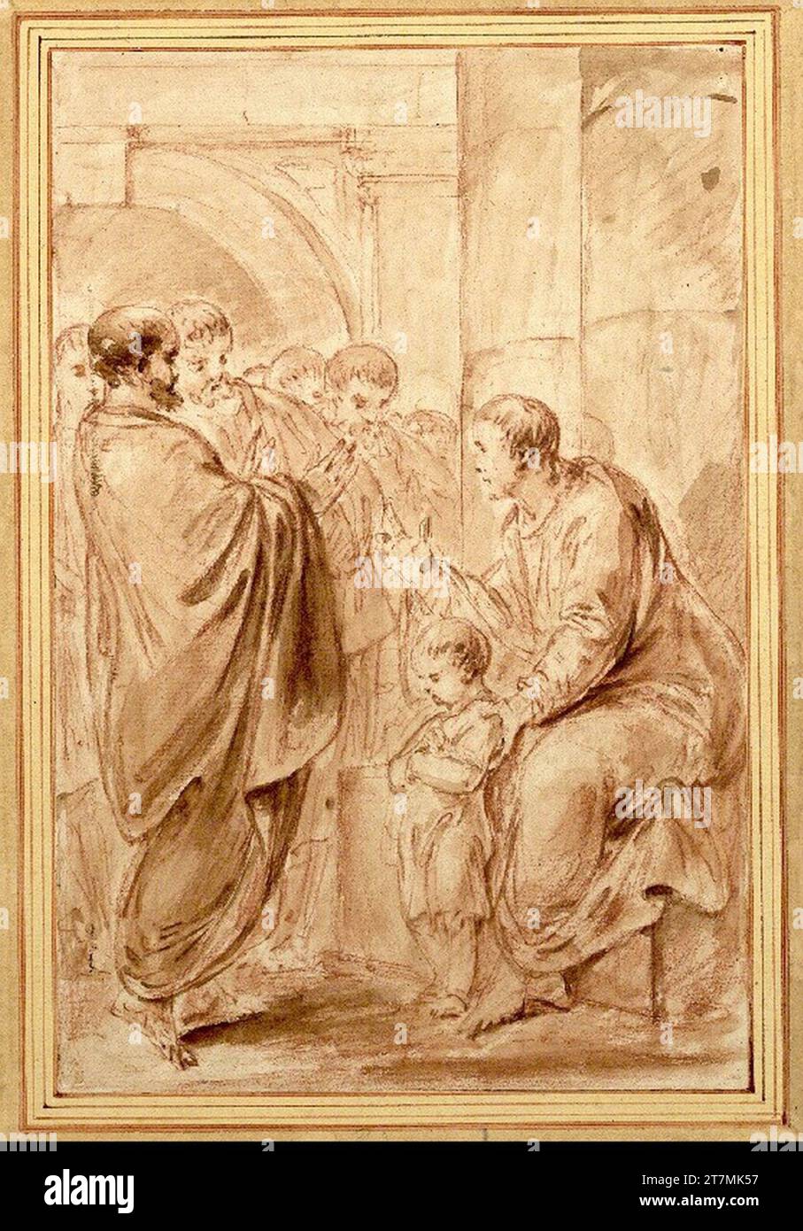 Bernhard Rode Christ admonishes his disciples to be like a child in ...