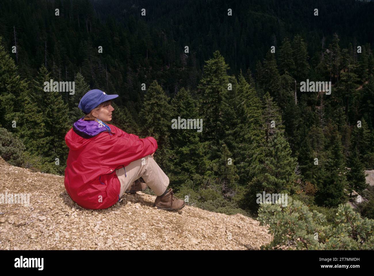 Little Silver Lake Trail, Siskiyou National Forest, Oregon Stock Photo ...