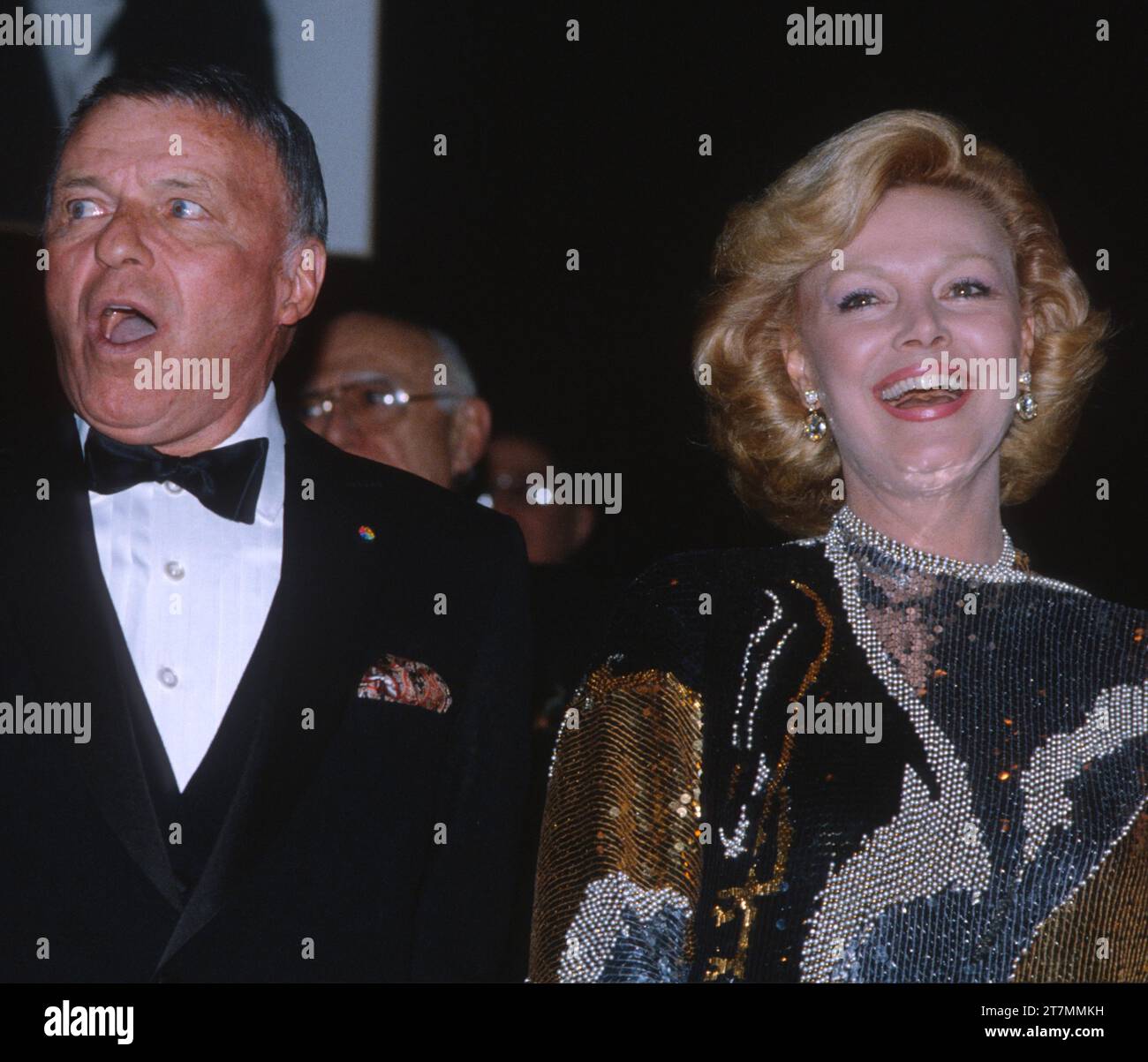 1984 Frank Sinatra Barbara Sinatra John Barrett/PHOTOlink.net Stock ...