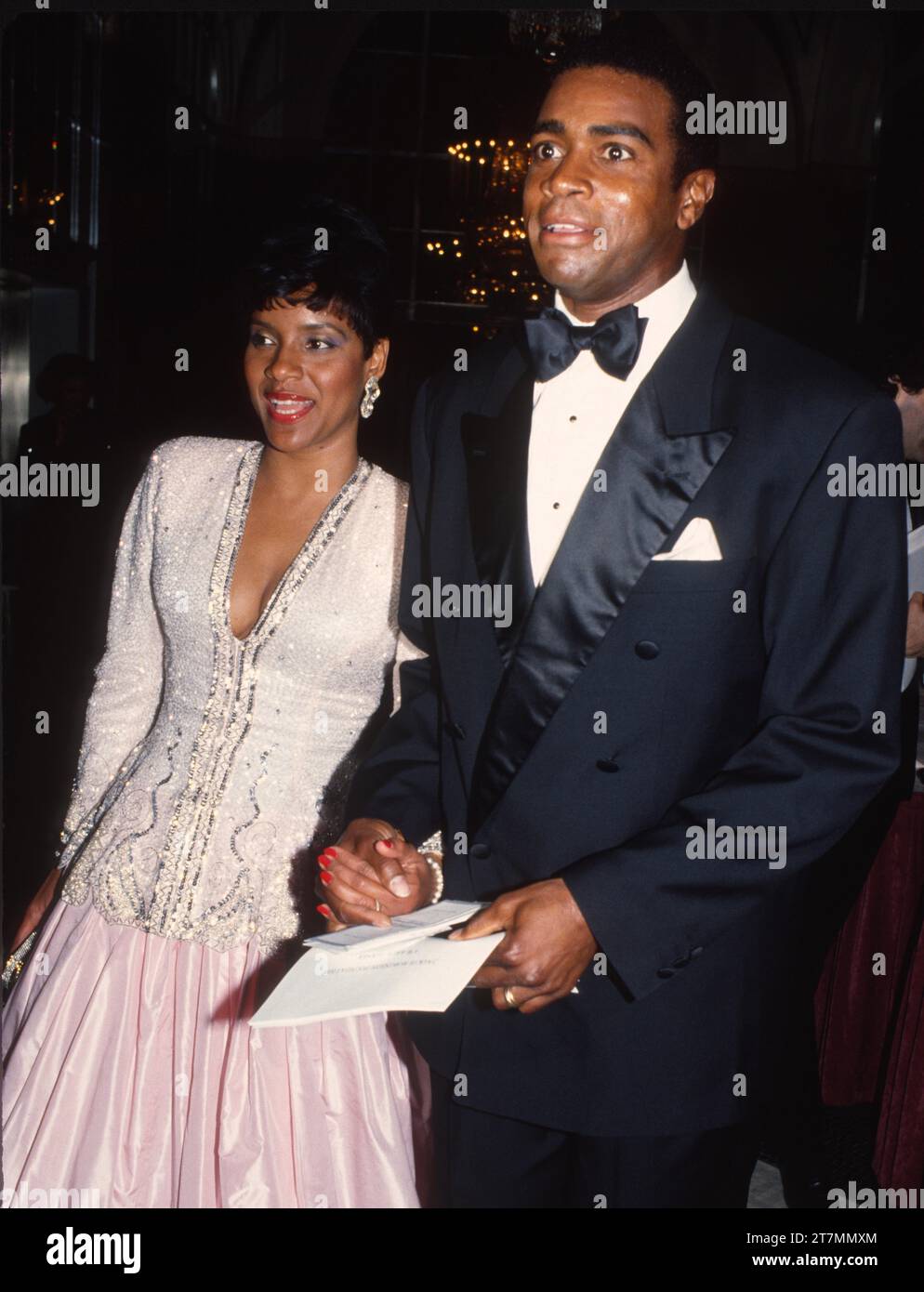 1986 Phylicia Rashad Ahmad Rashad John Barrett/PHOTOlink.net Stock ...
