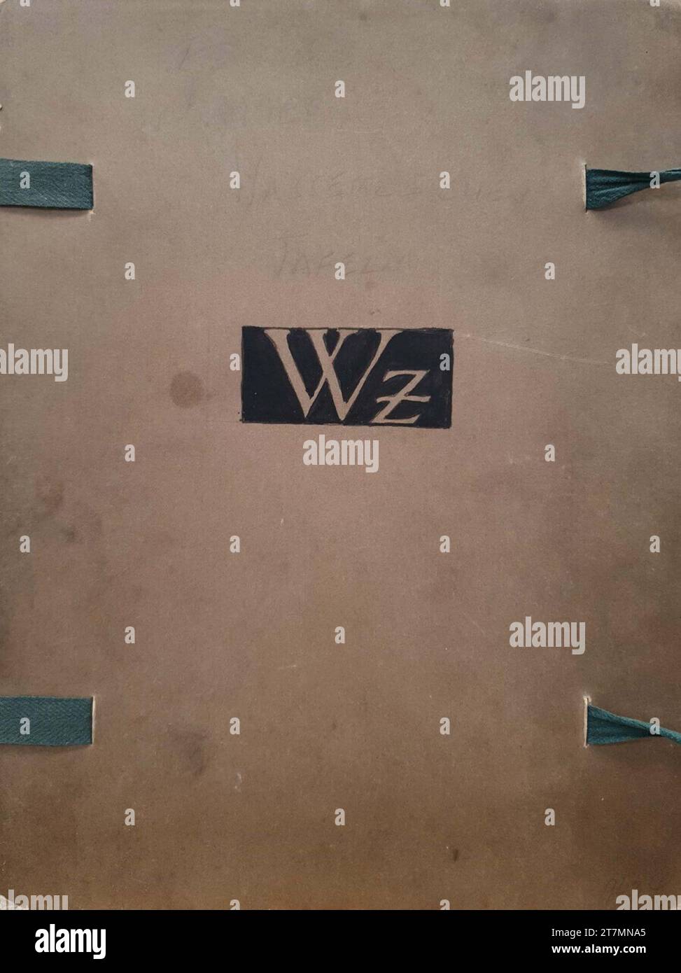 Josef Meder Paper - Watermark plaques WZ table XII. Casted in the ink ...