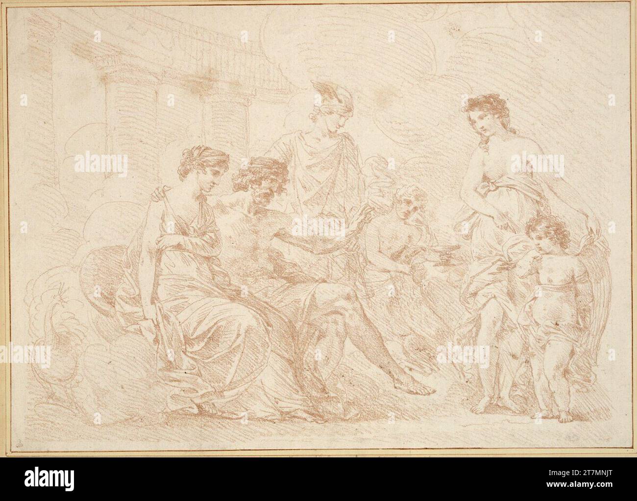 Josef Abel Venus complaining about his son's love for Psyche, near ...