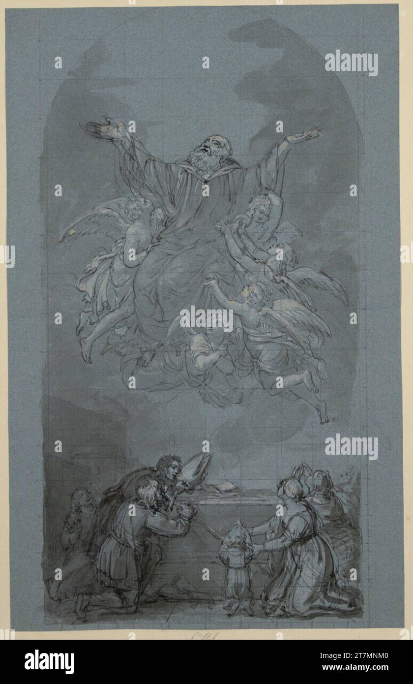 Josef Abel First idea for the altar painting in the Church of ...