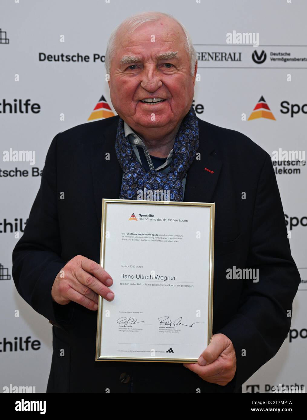 Neu Isenburg, Germany. 16th Nov, 2023. Hans-Ullrich "Ulli" Wegner ...