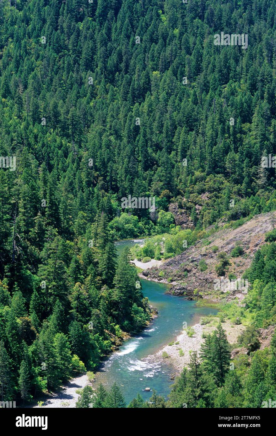 Illinois Wild & Scenic River, Siskiyou National Forest, Oregon Stock ...