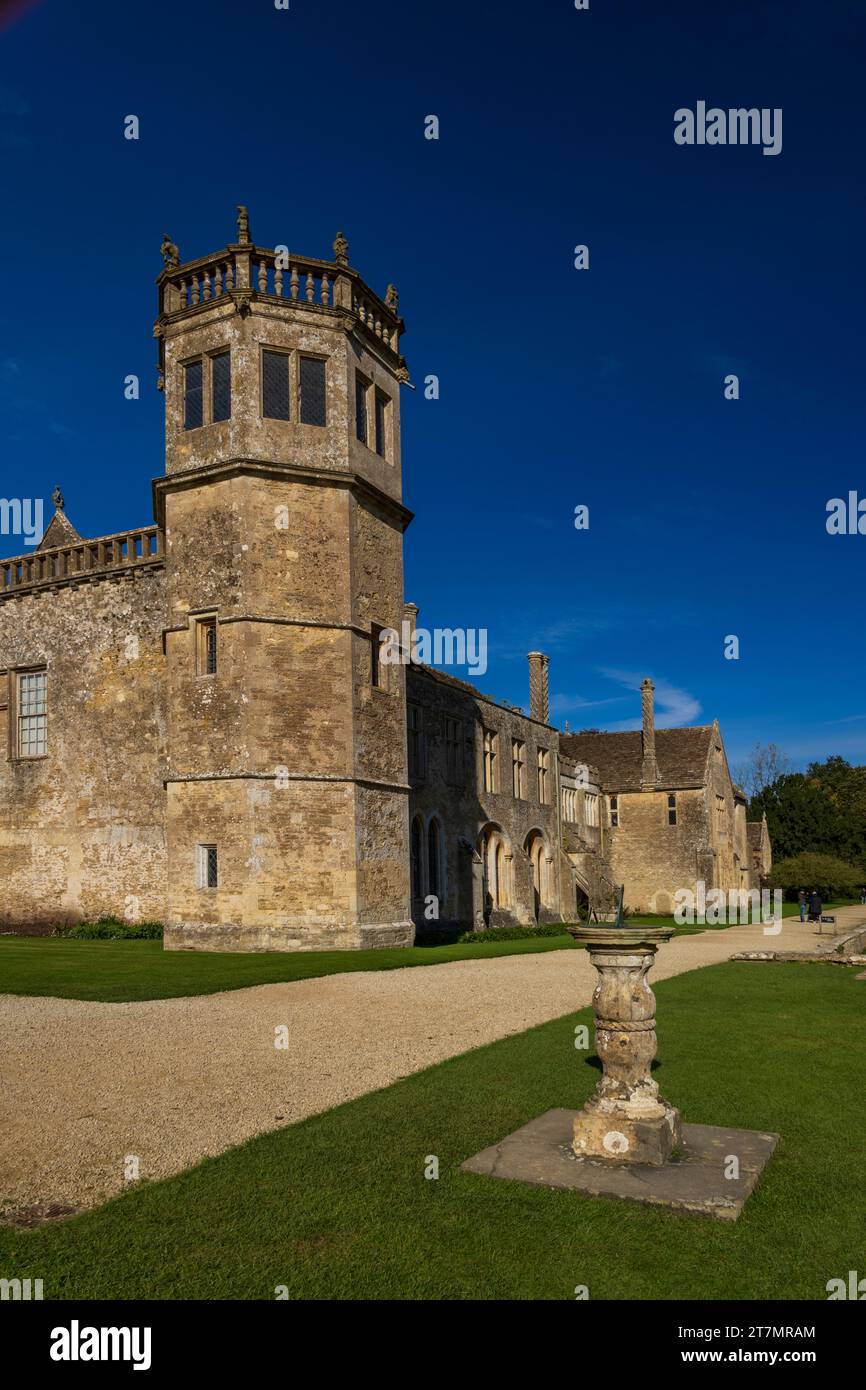 Sharington's tower, an octagonal, three-storey tower, topped with a ...