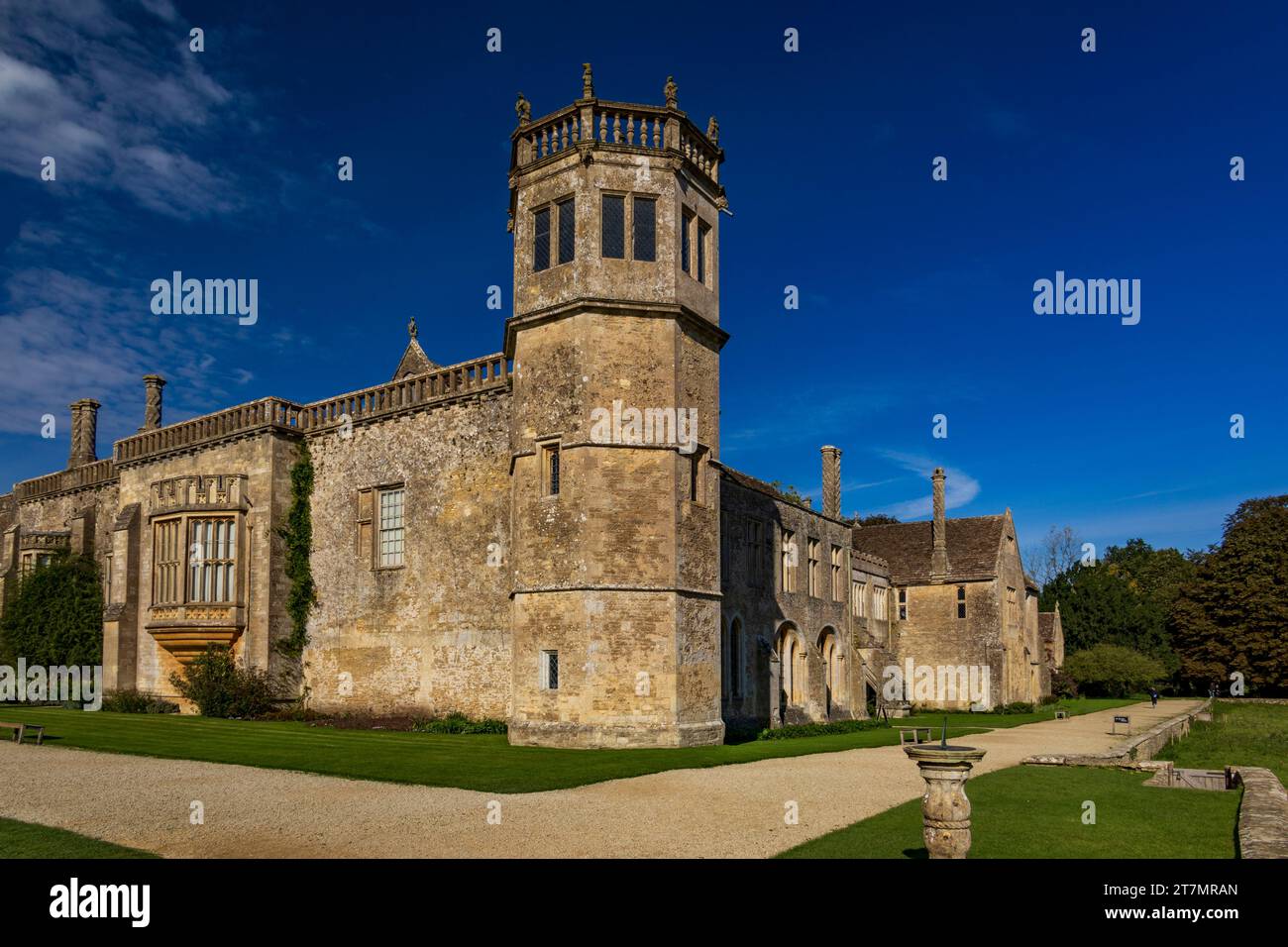 Sharington's tower, an octagonal, three-storey tower, topped with a ...