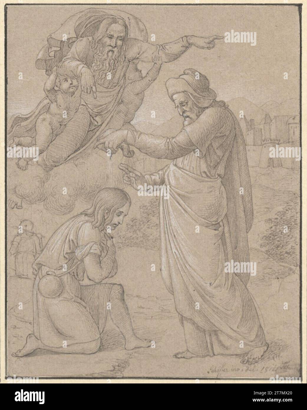 Johann Evangelist Scheffer von Leonhartshoff The Prophet Samuel ...