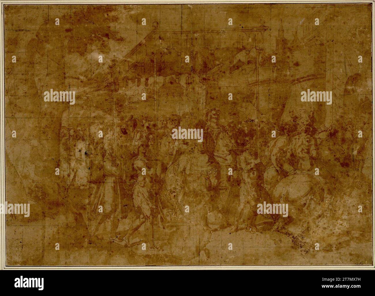 Anonym King Franz I received in Paris Emperor Karl V in 1540 ...