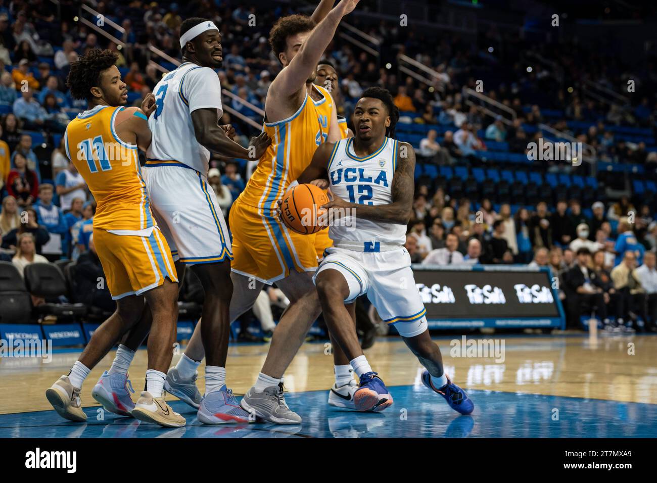 during a NCAA men’s basketball game, Wednesday, November 15, 2023, at ...