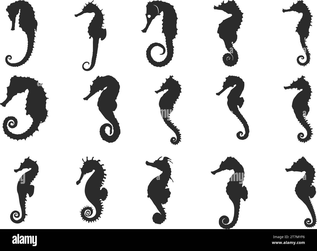 Fish icon black silhouette hi-res stock photography and images - Alamy