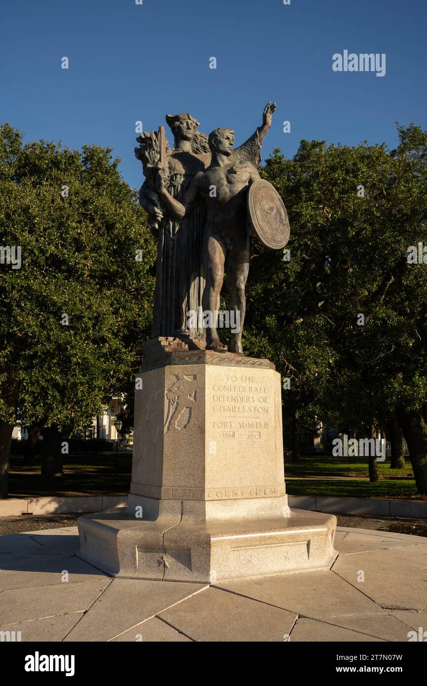 Confederate Defenders of Charleston monument in Charleston South ...