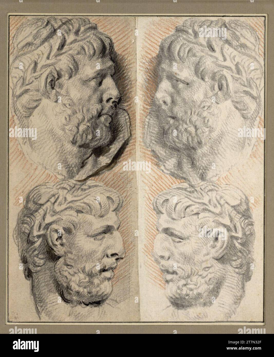 Anonym Head copy after the trajan column, with its conversion. Black ...