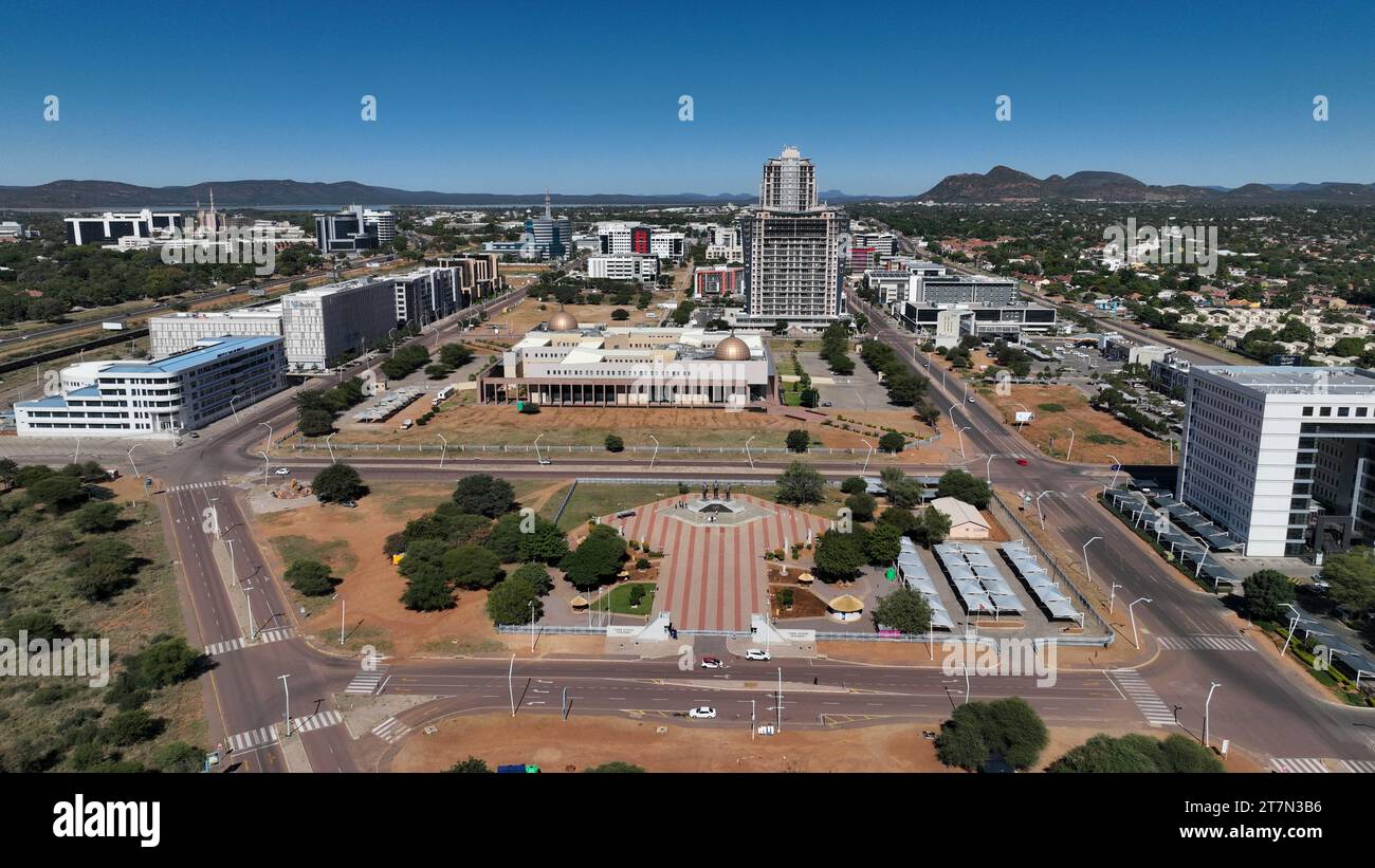 An aerial view of a bustling metropolis, showcasing the impressive ...