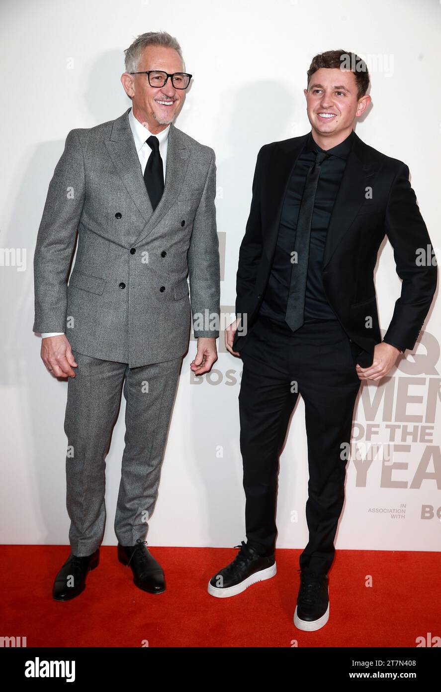 London, UK. 15th Nov, 2023. Gary Lineker and George Lineker attend the ...