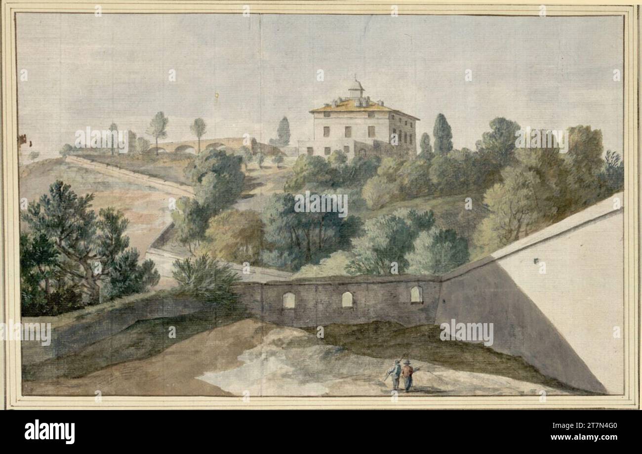 Pieter Moninckx Italian villa, located high in a walled garden ...