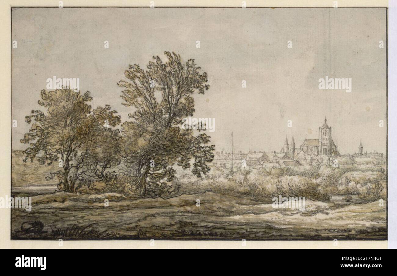 Aelbert Cuyp View of Arnheim from the south (together with Inv. 8386 ...