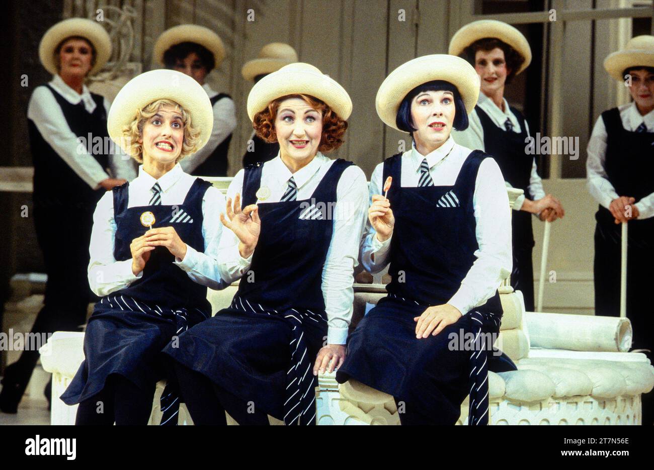 Three Little Maids - l-r: Mary Plazas (Peep-Bo), Lesley Garrett (Yum ...