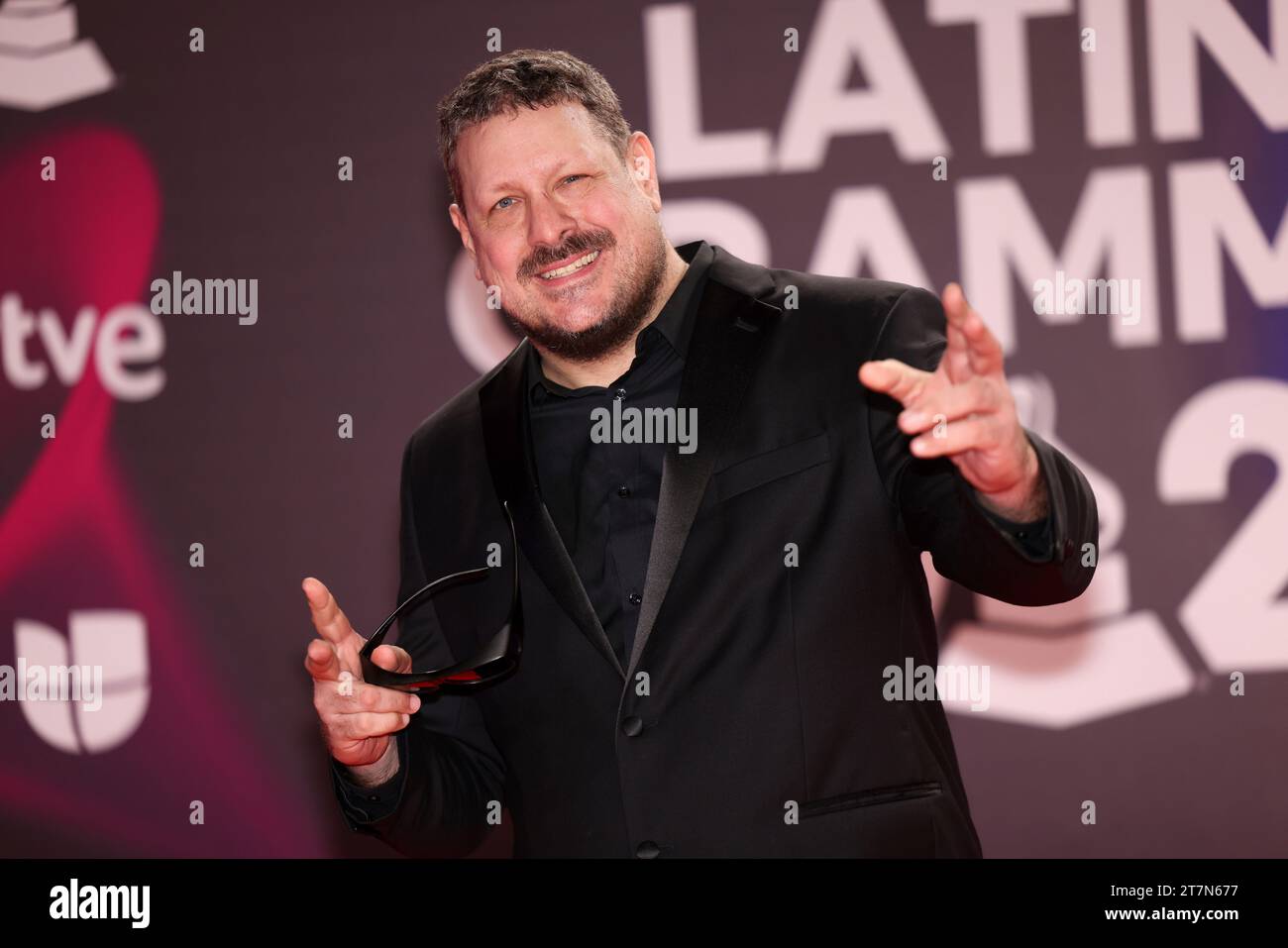 Max Masri of Tanghetto arrives at the 24th annual Latin Grammy Awards ...