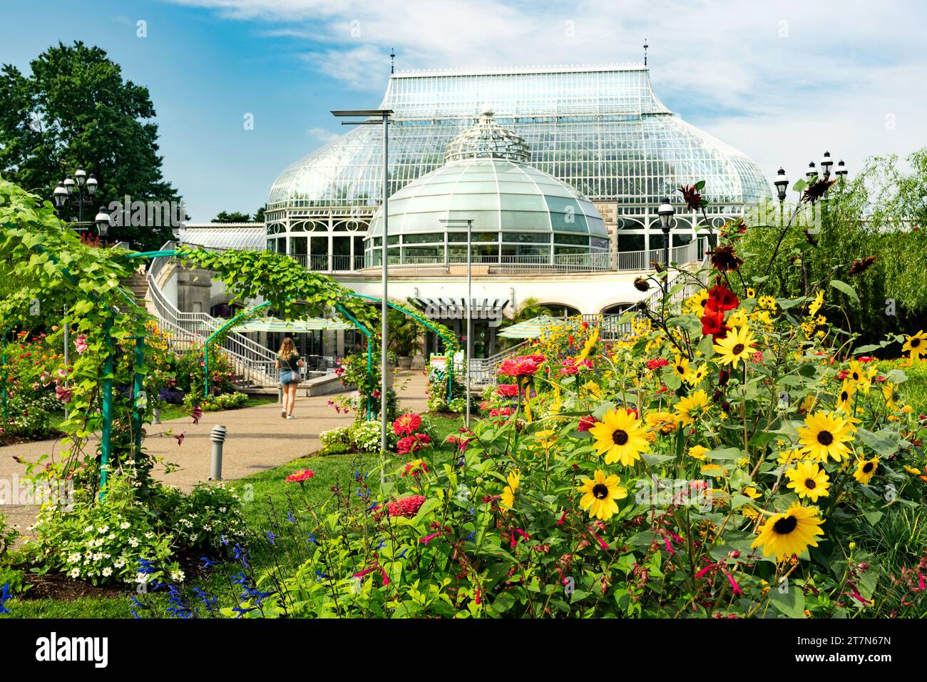 Pittsburgh, Pennsylvania, USA - August 10, 2022: Exterior of the Phipps ...