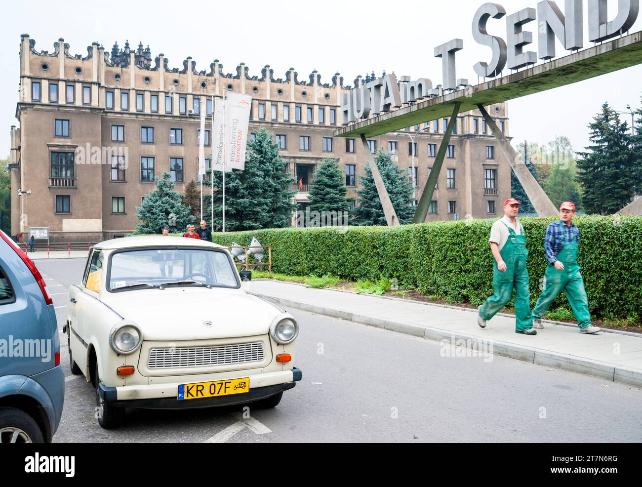 Trabant car (manufactured in Eastern Germany during Communist era) in ...