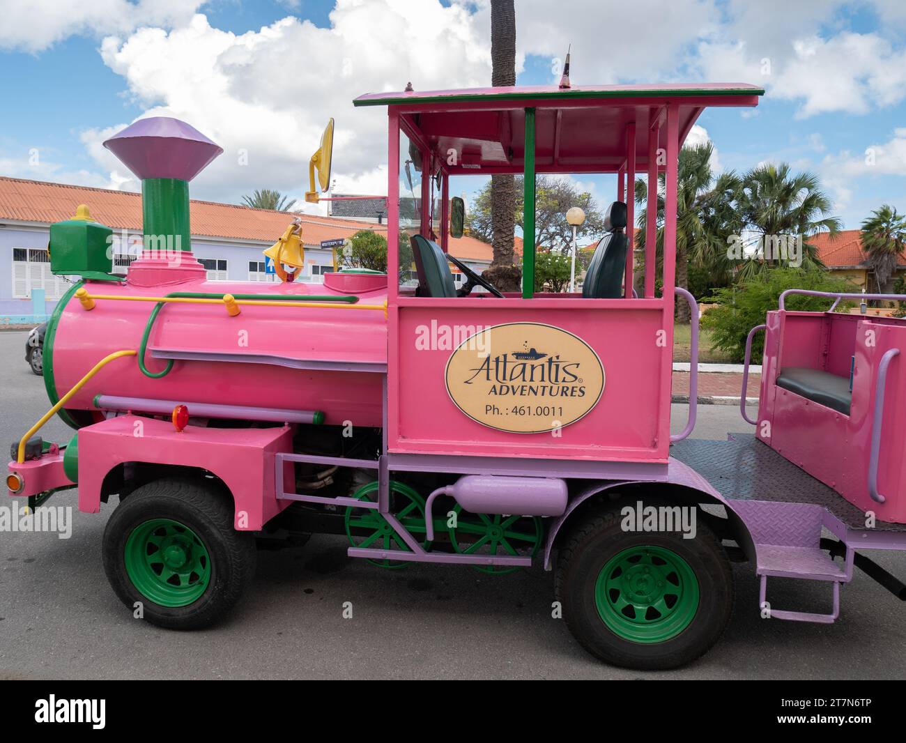 These road trains are popular in many parts of the world for tourists ...