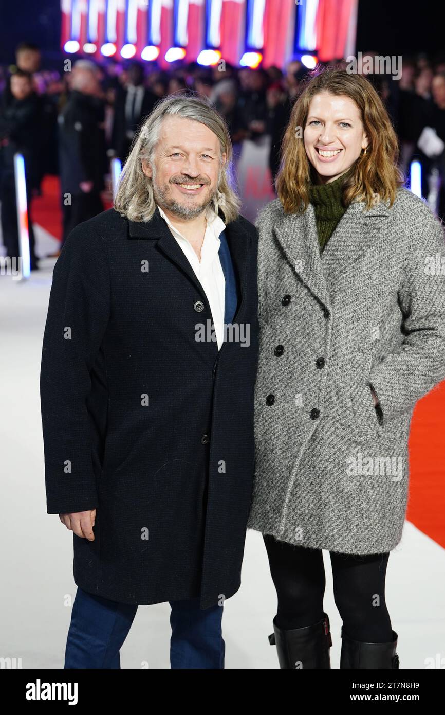 Richard Herring attending the UK premiere of Napoleon at the Odeon Luxe ...