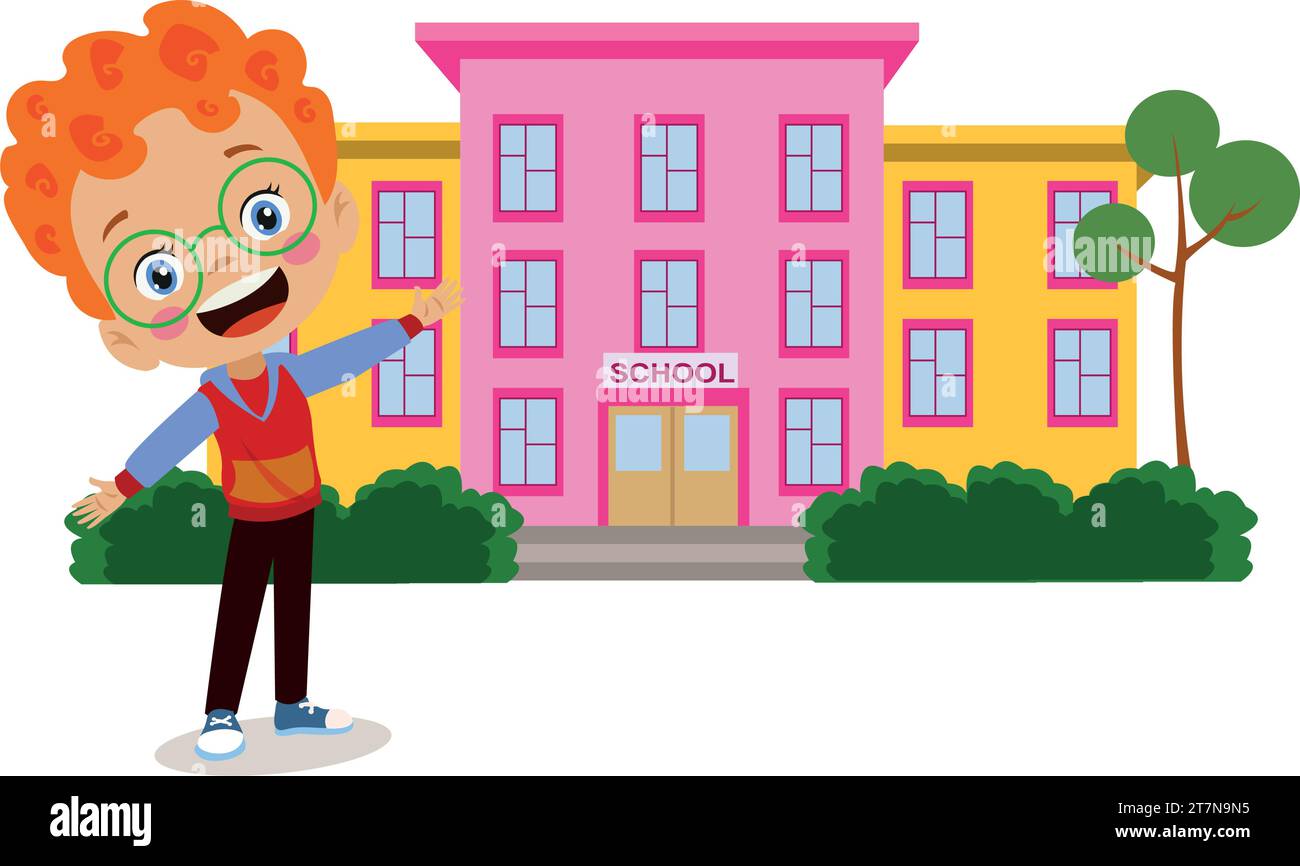 City school kid Stock Vector Images - Alamy