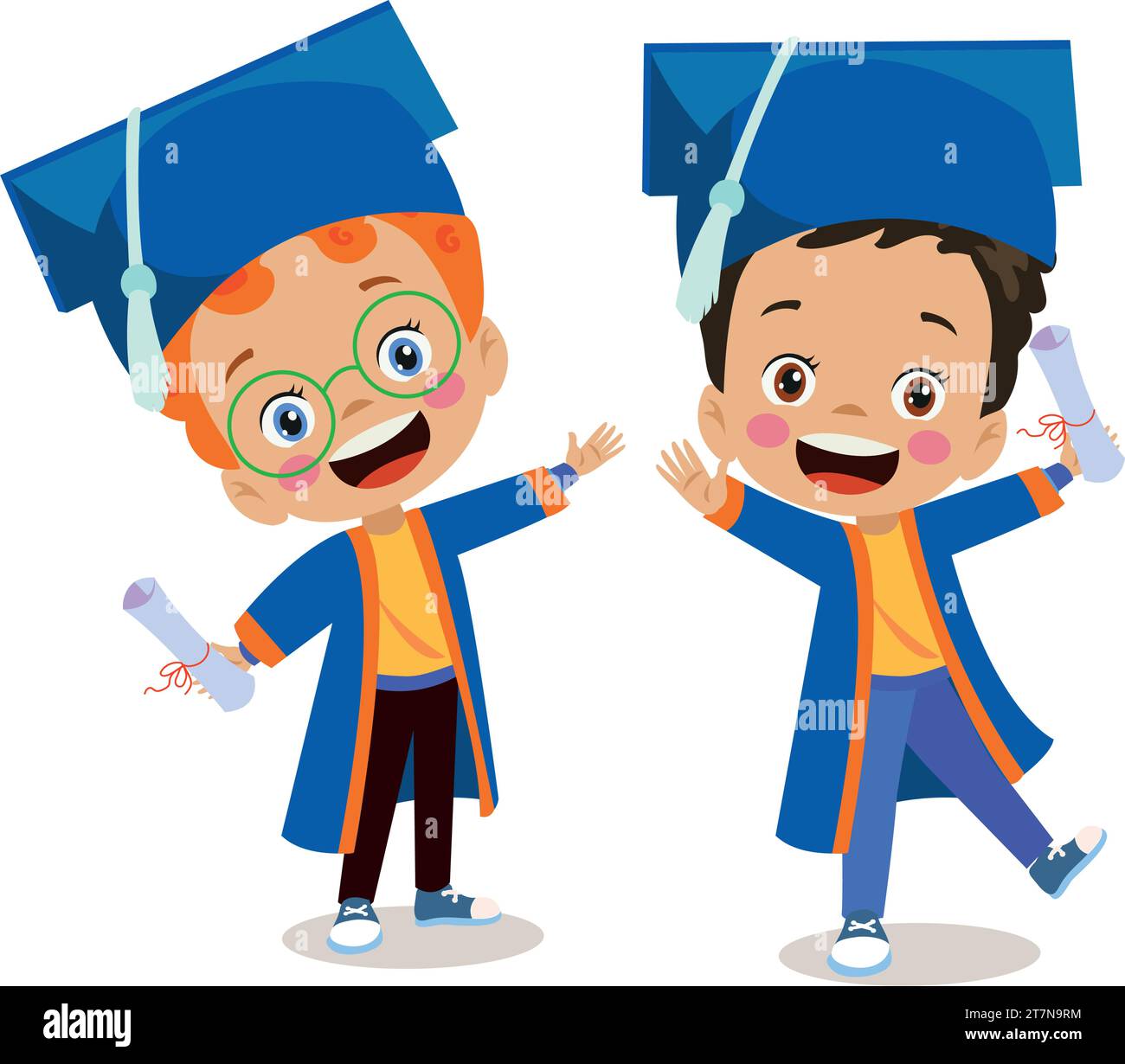 College hat throw Cut Out Stock Images & Pictures - Alamy