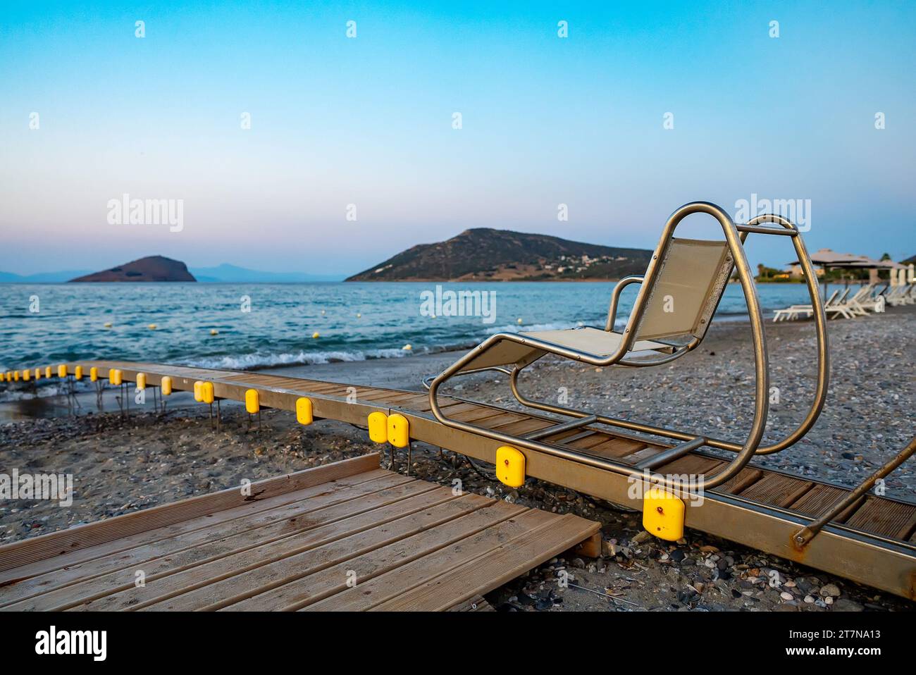 Motorized chair that helps disabled people swim in the sea without ...