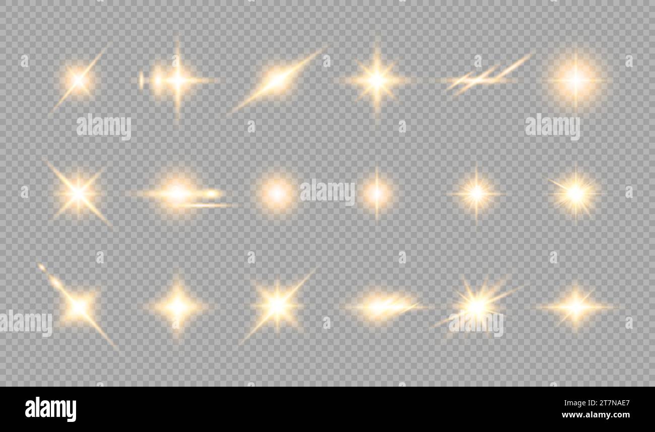 Transparent lighting effects on a transparent background Stock Vector ...