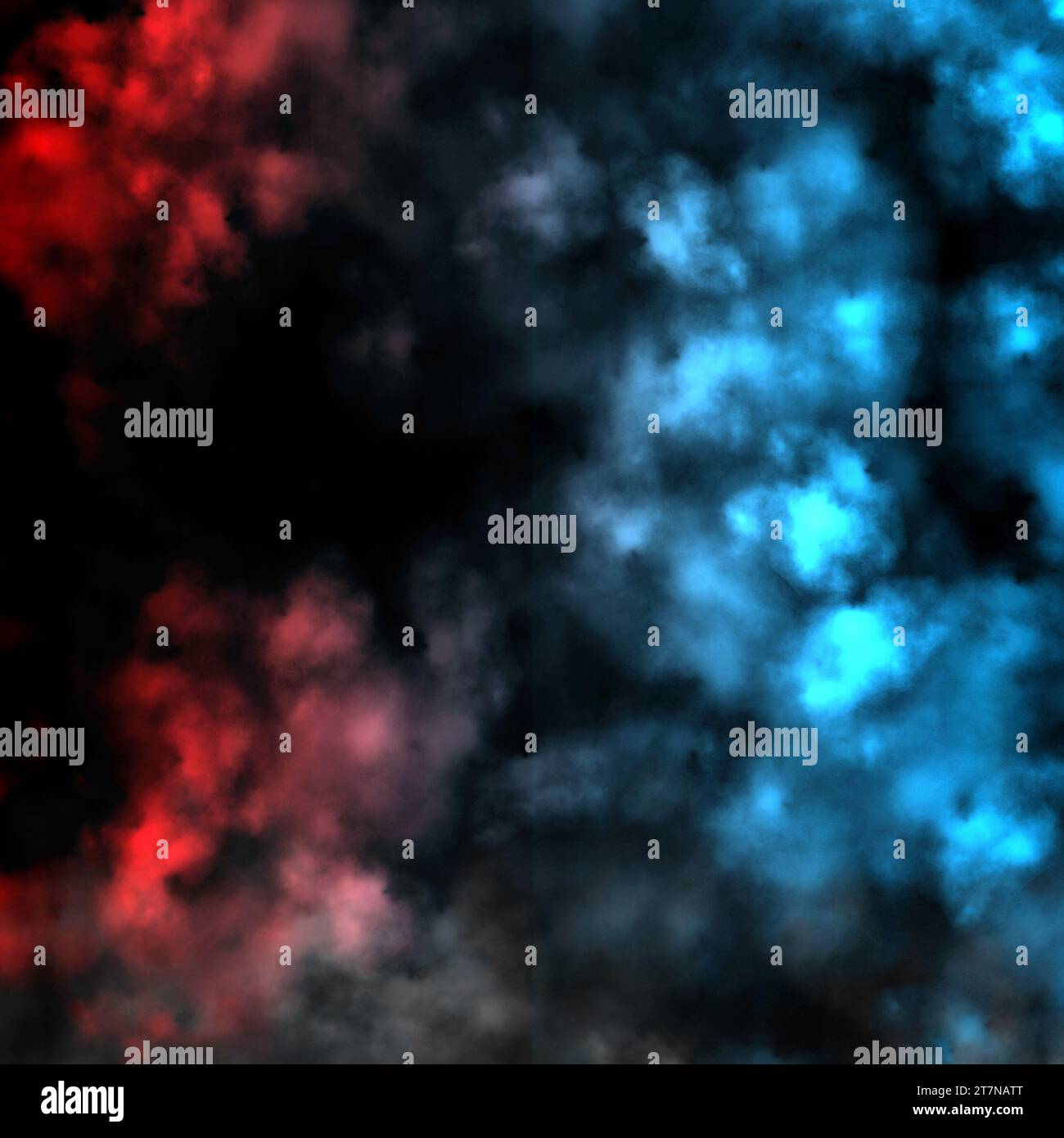 Color smoke. Paint water splash. Fire flame. Cosmic stardust. Red blue ...