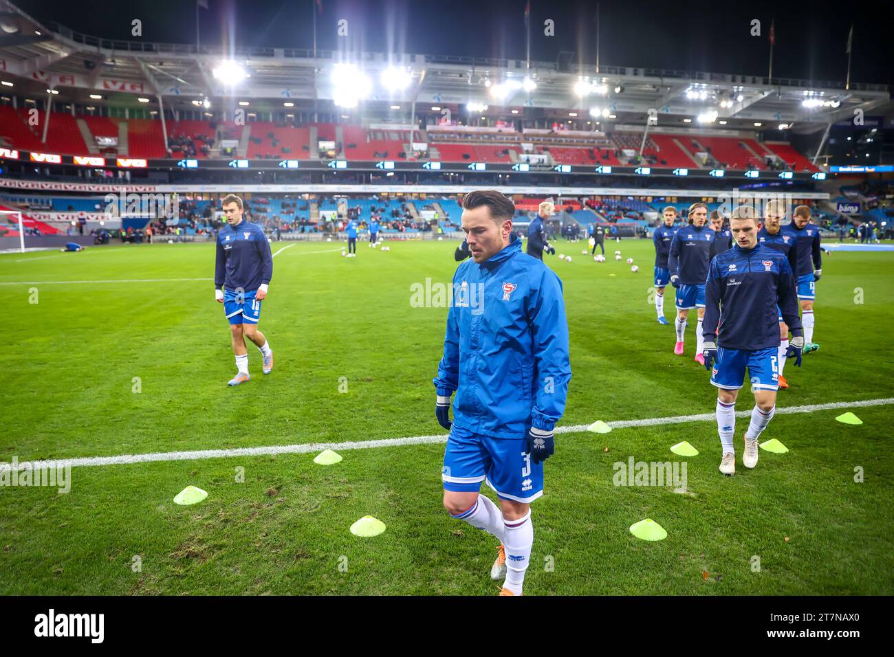 Oslo, Norway, 16th November 2023. The Farao Island's Viljormur Davidsen ...