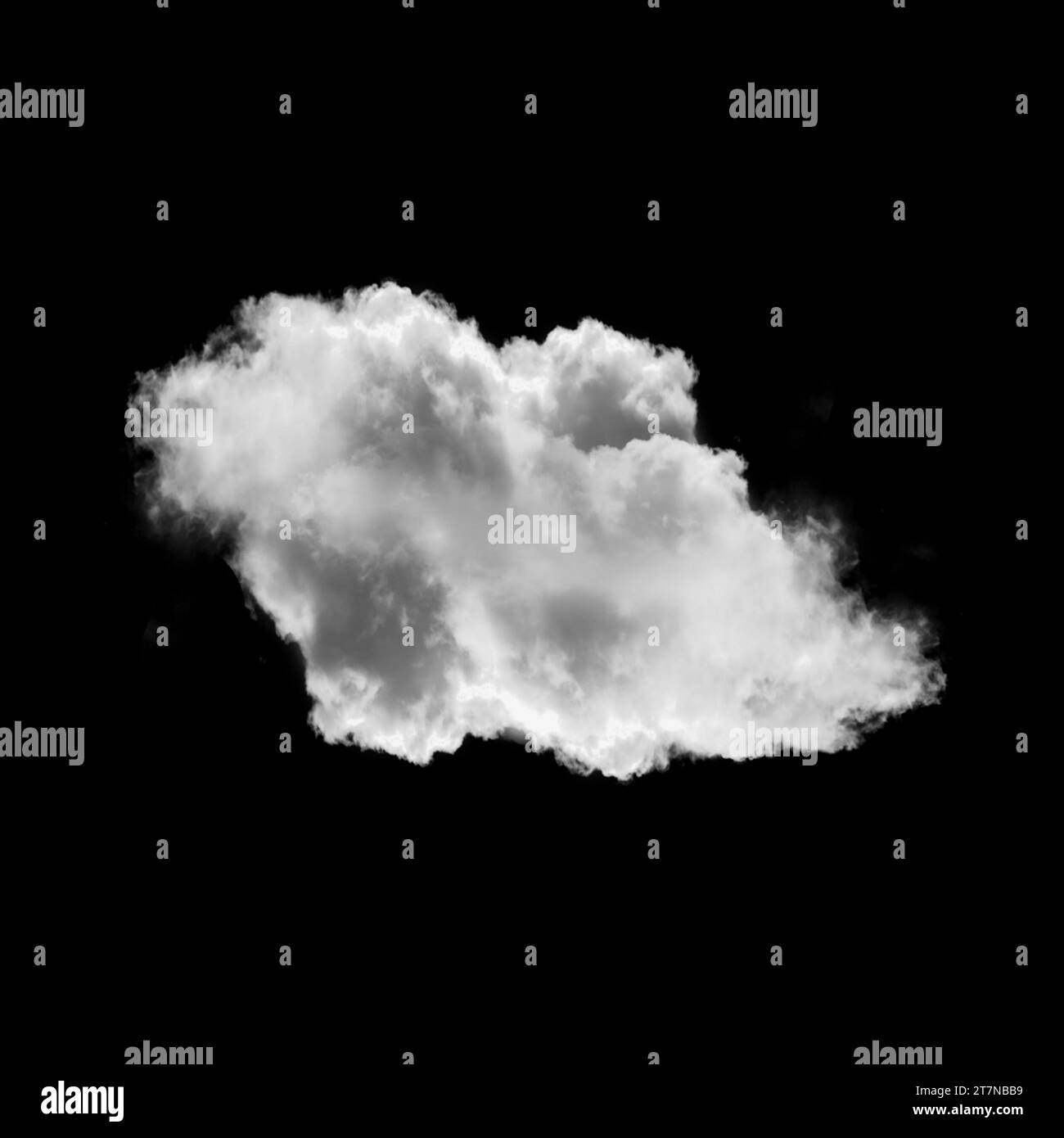 Realistic cloud overlays on black background. sky overlay on black ...