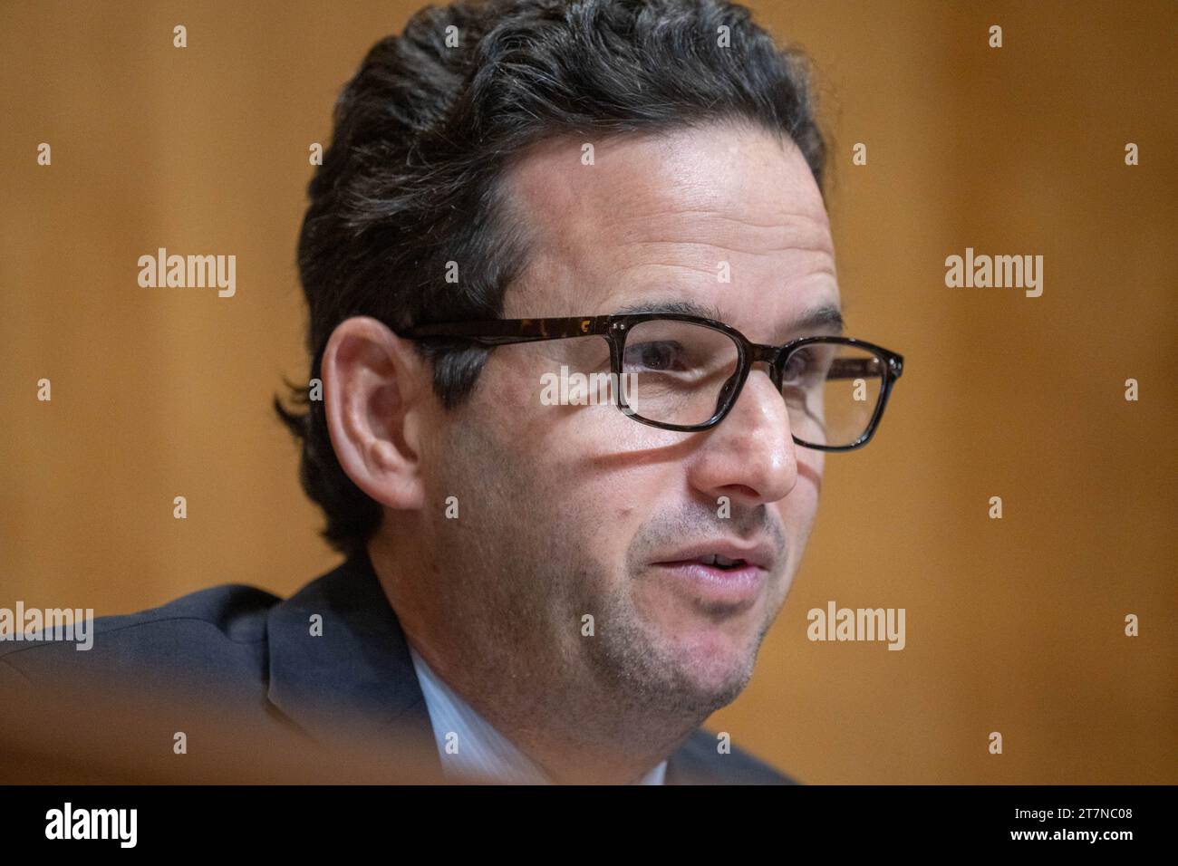 United States Senator Brian Schatz (Democrat of Hawaii) at a ...