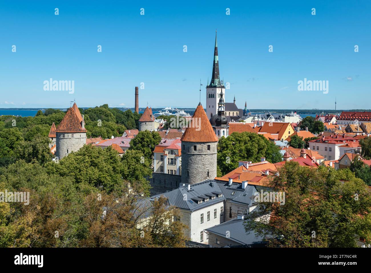 Panoramic daytime view tallinn hi-res stock photography and images - Alamy