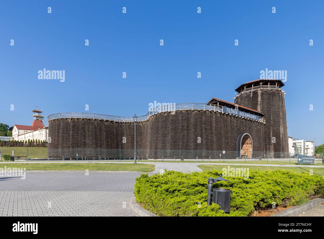 Wieliczka , Poland - July 19, 2023: Salt graduation tower at Wieliczka ...