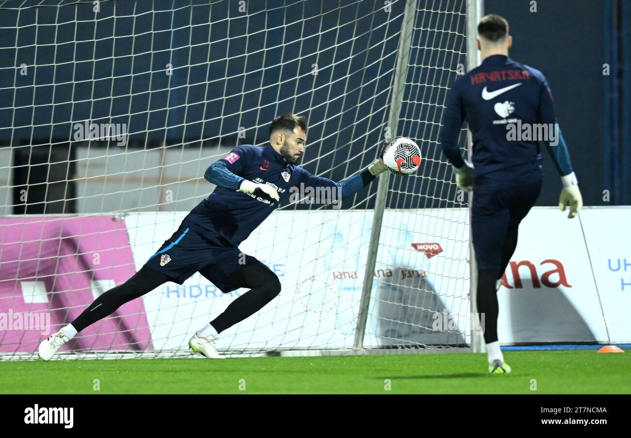 Zagreb, Hrvatska. 16th Nov, 2023. Ivica Ivusic during training of the ...
