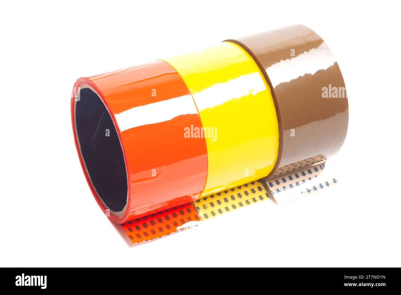 colorful rolls of duct tape isolated Stock Photo - Alamy