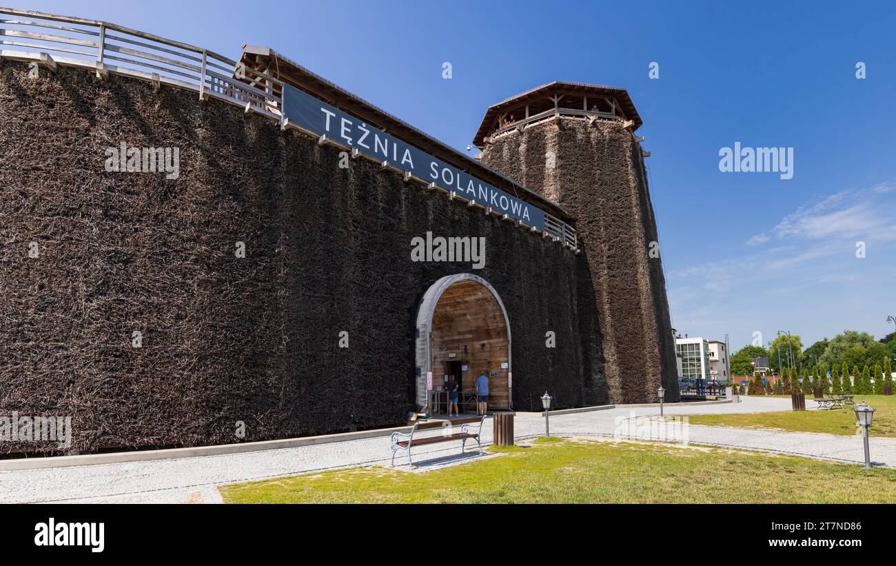 Wieliczka , Poland - July 19, 2023: Salt graduation tower at Wieliczka ...