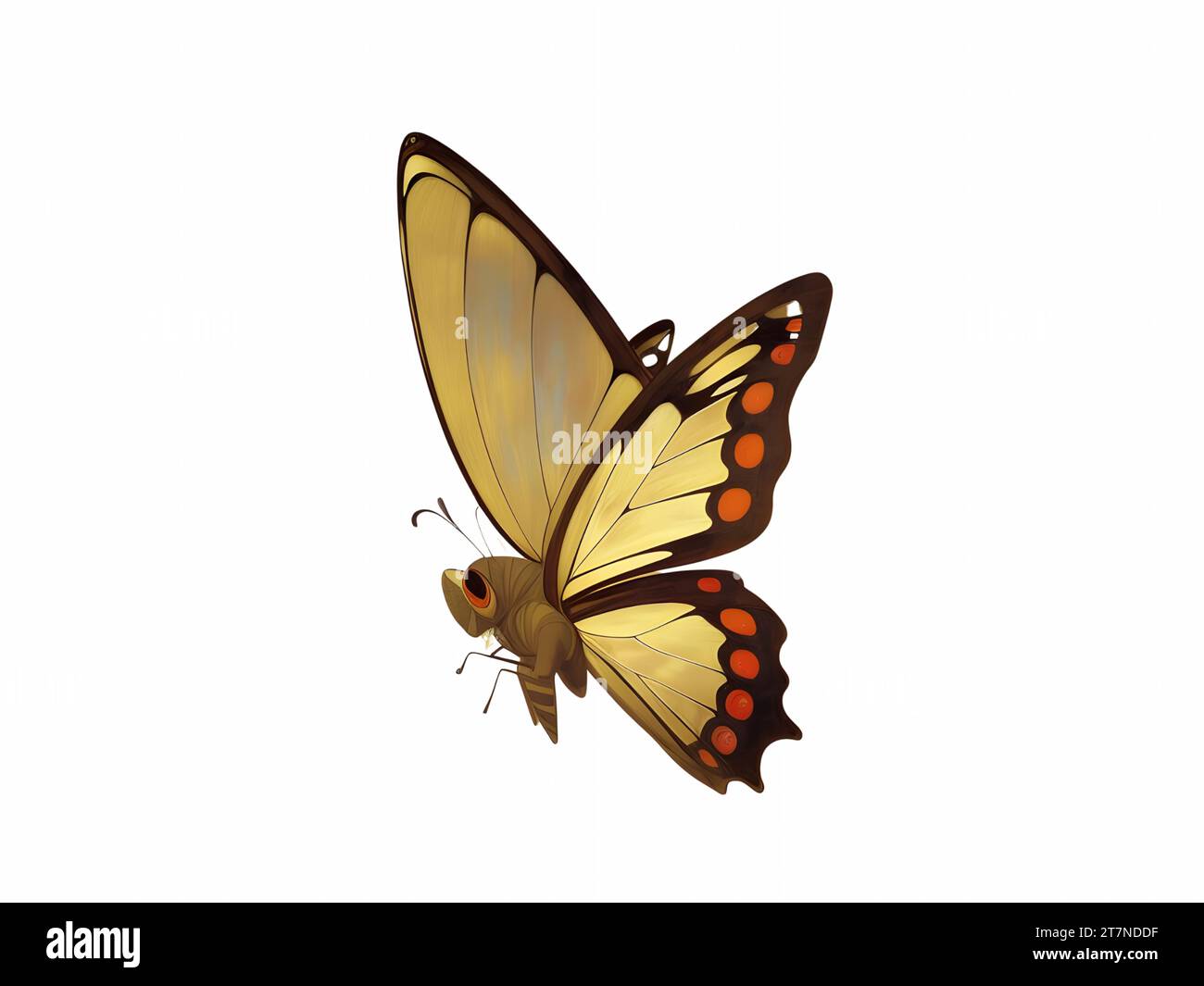 Vibrant red butterfly hi-res stock photography and images - Alamy