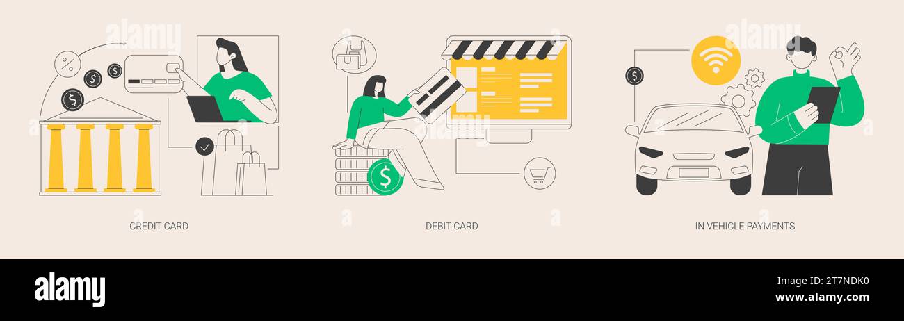 Payment options abstract concept Stock Vector Images - Alamy