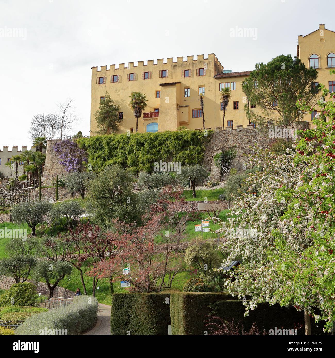 Trauttmansdorff Castle - botanical garden in Merano (Meran), South ...