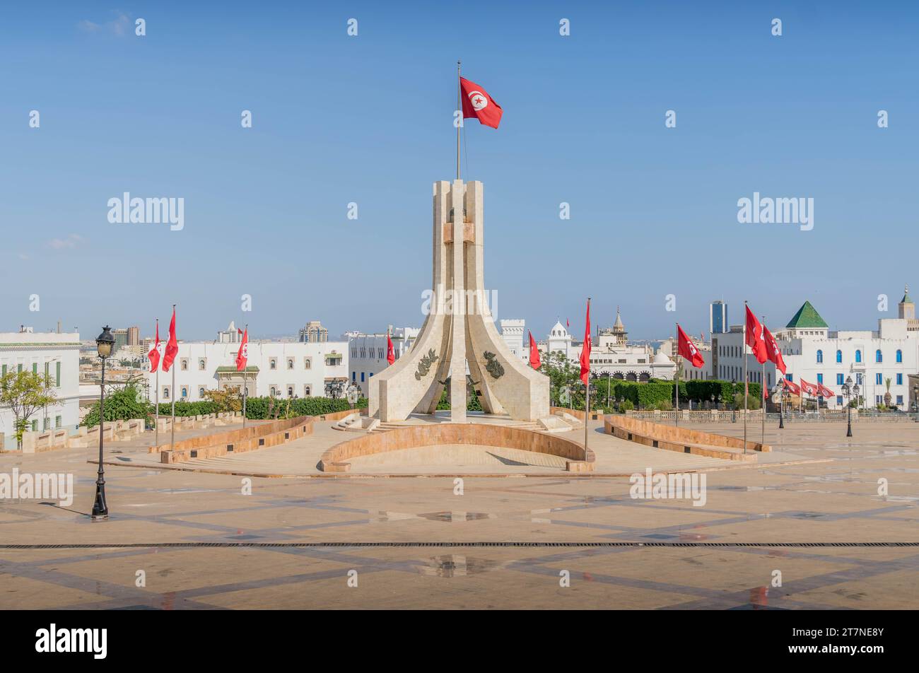The National Monument of the Kasbah, iconic Tunisia landmark with ...